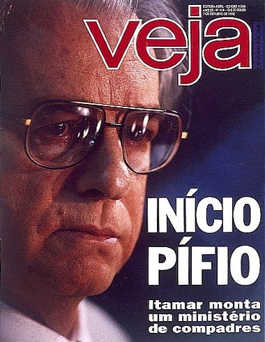 O governo de Itamar Franco resumido em capas de revistas | Portal ...